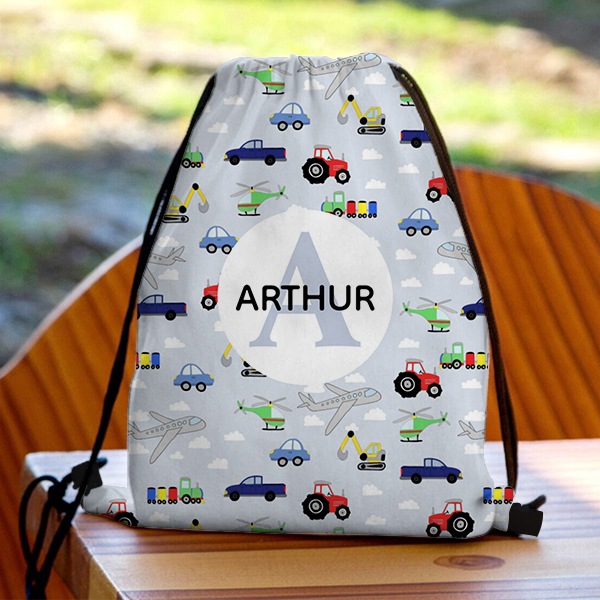 Buy Boys Cute Transport Pattern Tractor Kids School Customized Full ...