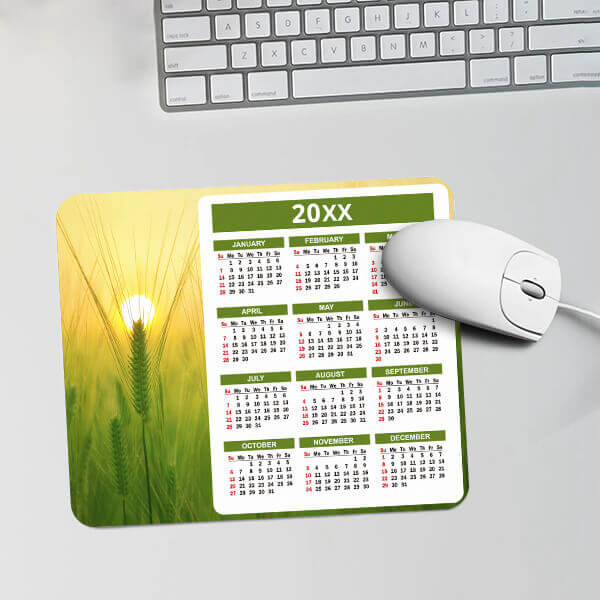Buy Sunrise Customized Printed Rectangle Calendar Mousepad Photo Mouse ...
