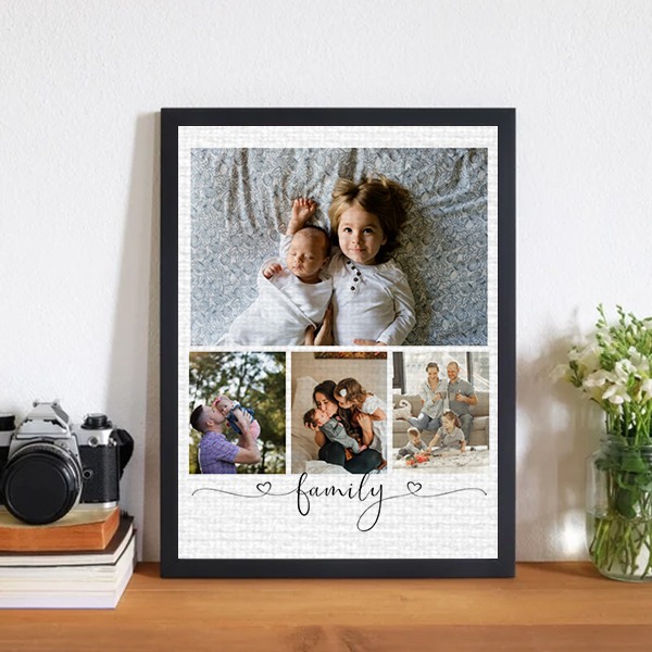 Buy Personalized Photo and Text Photo Collage Family Customized Photo ...
