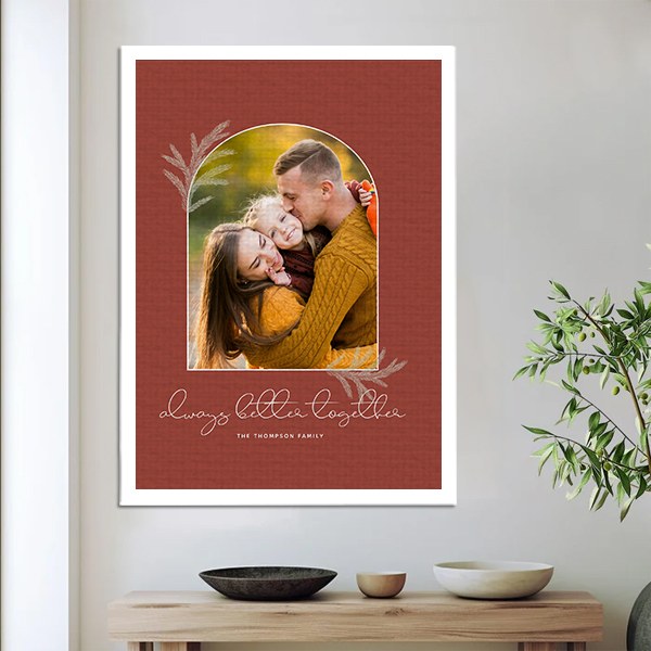 Buy Better Together Family Photo Customized Photo Printed Rectangle ...