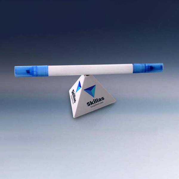 Buy Customized Pyramid Stand with Revolving Pen & Highlighter | yourPrint