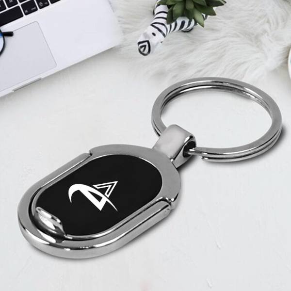 Buy Customized Oval Keychain with Phone Stand | yourPrint