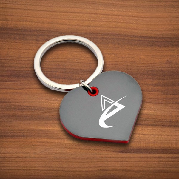 Buy Customized Heart Shape Keychain with Highlights | yourPrint