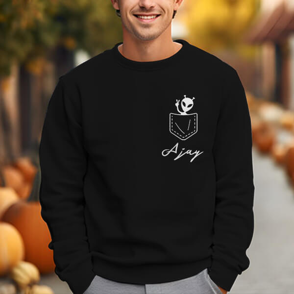 Buy Name Initial Customized Unisex Printed Sweatshirt | yourPrint