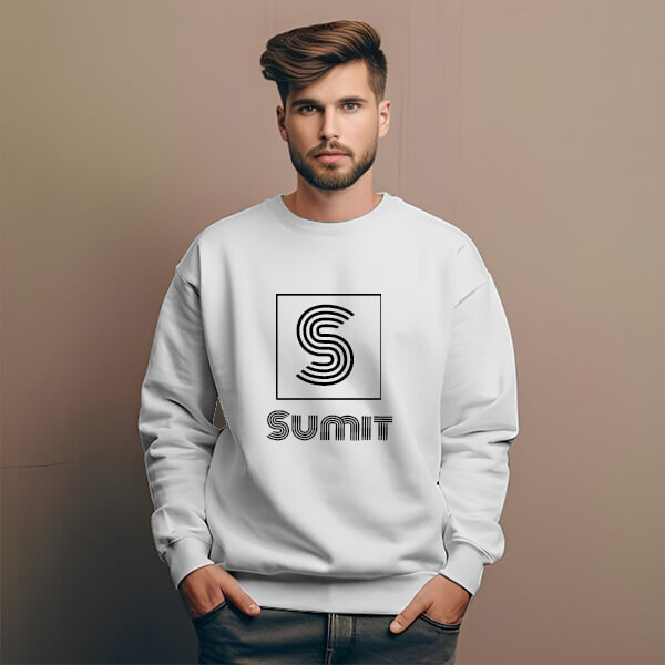 Buy Monogram Customized Unisex Printed Sweatshirt | yourPrint