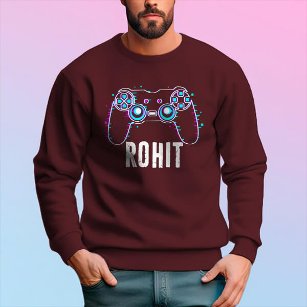 Buy Gamer Customized Unisex Printed Sweatshirt | yourPrint
