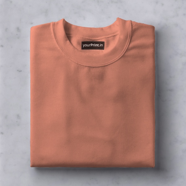 Buy Asphalt Solid Plain Half Sleeve Men's Cotton T-Shirt by yP Basics ...