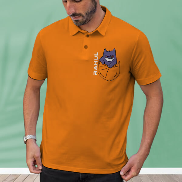 Buy Angry Polo Customized Half Sleeve Men’s Cotton Polo T-Shirt | yourPrint