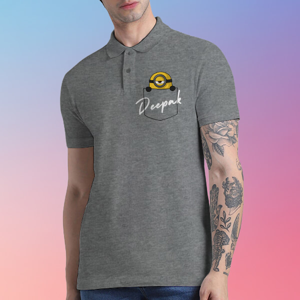 Buy Pocket Polo Customized Half Sleeve Men’s Cotton Polo T-Shirt ...