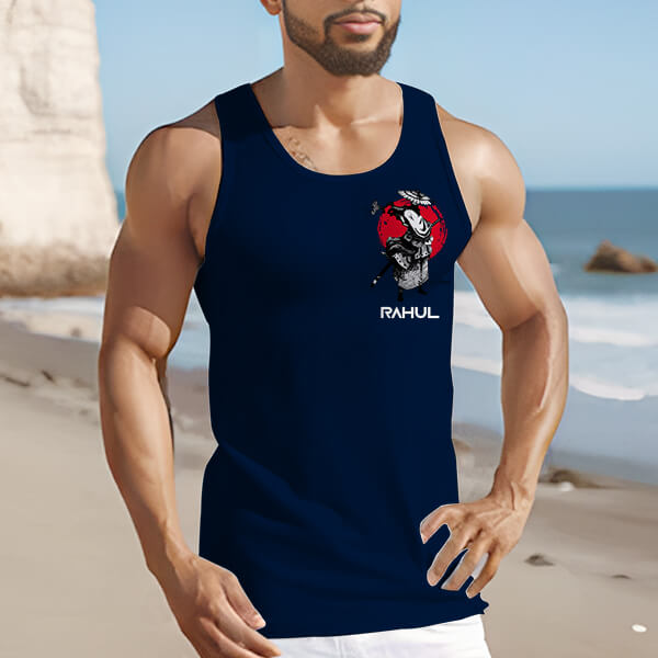 Buy Samurai Customized Tank Top Vest for Men | yourPrint
