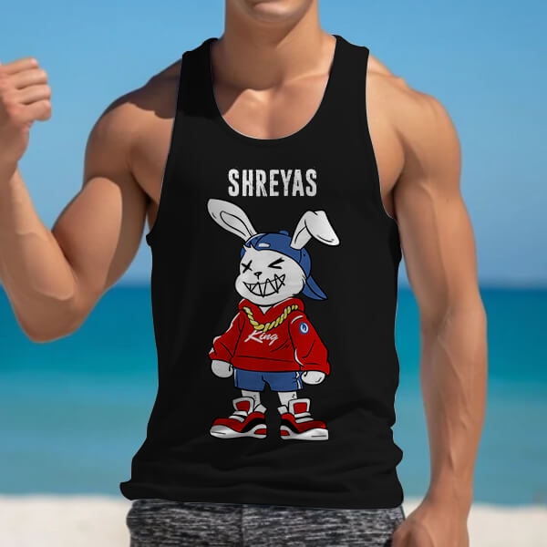 Buy Rapper Customized Tank Top Vest for Men | yourPrint