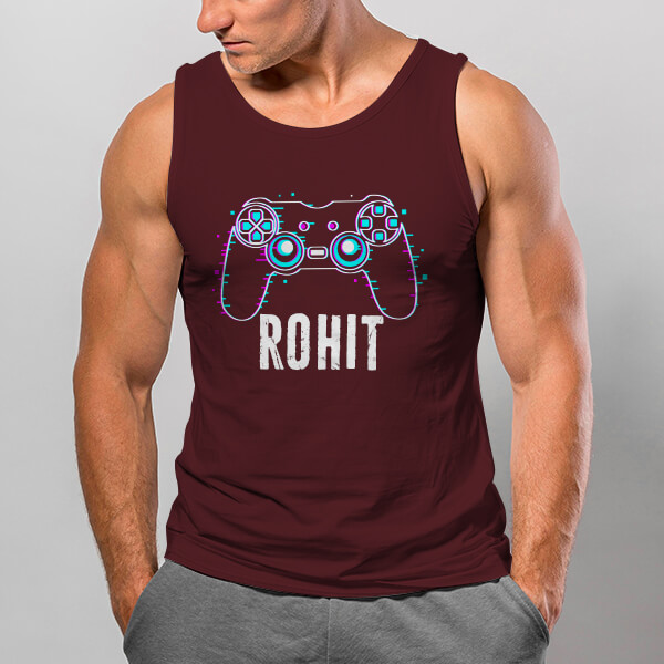Buy Gamer Customized Tank Top Vest for Men | yourPrint