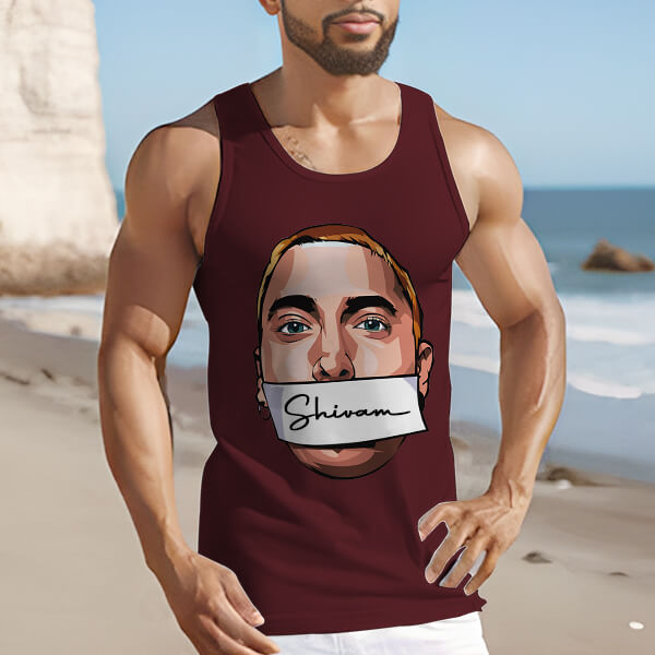 Buy My Name Is Customized Tank Top Vest for Men | yourPrint