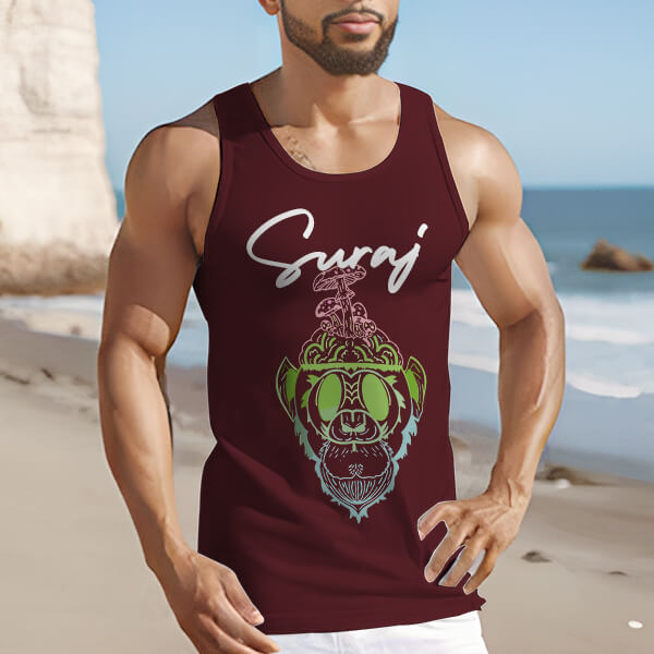 Buy Green Monkey Customized Tank Top Vest for Men | yourPrint
