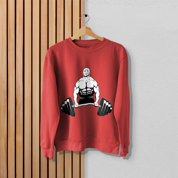 Buy Red Customized Photo Printed Sweatshirt Online | yourPrint