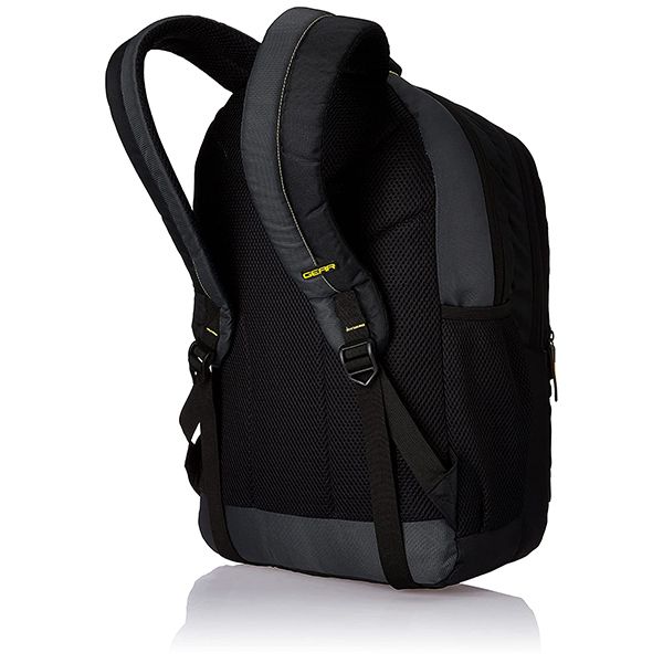 Buy Grey Yellow Customized Gear 24 Litres Backpack | yourPrint