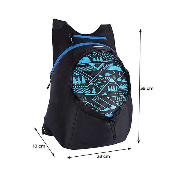 Buy Blue-Black Customized Gear Backpack | yourPrint