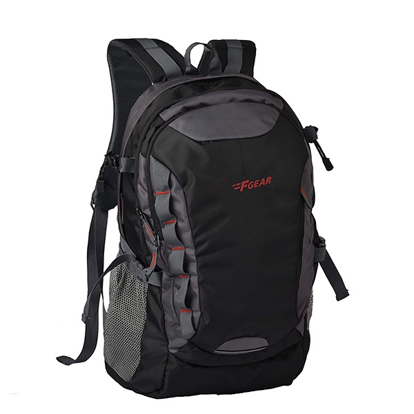 Buy Black, Grey Customized F Gear Fortune 27 Litres Laptop Backpack ...
