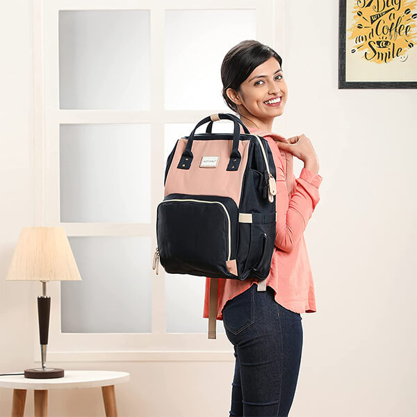 Buy Blue & Light Pink Customized Motherly Bag | yourPrint