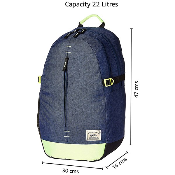 Buy Royal Blue Customized Gear 21 Litres Casual Backpack | yourPrint