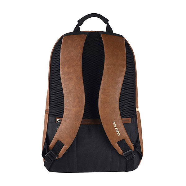 Buy Tan Customized Gear Classic 20L Faux Leather Water Resistant Anti ...