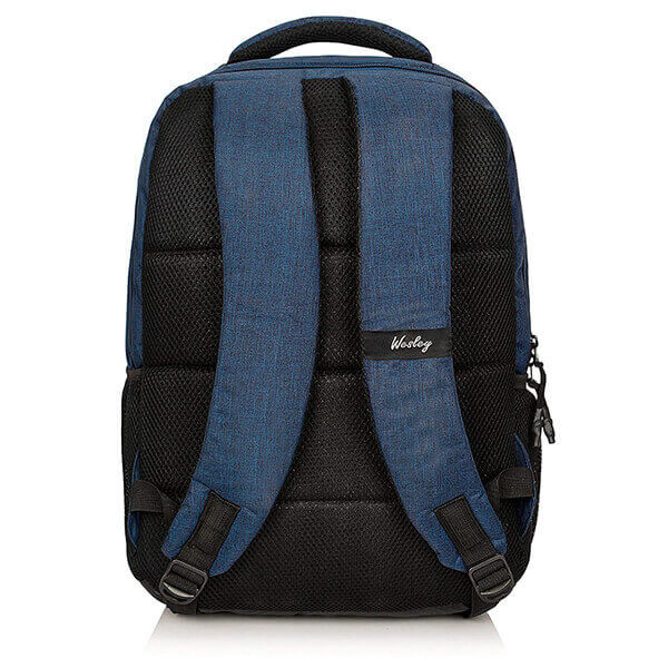 Buy Blue and Black Wesley Waterproof Backpack | yourPrint
