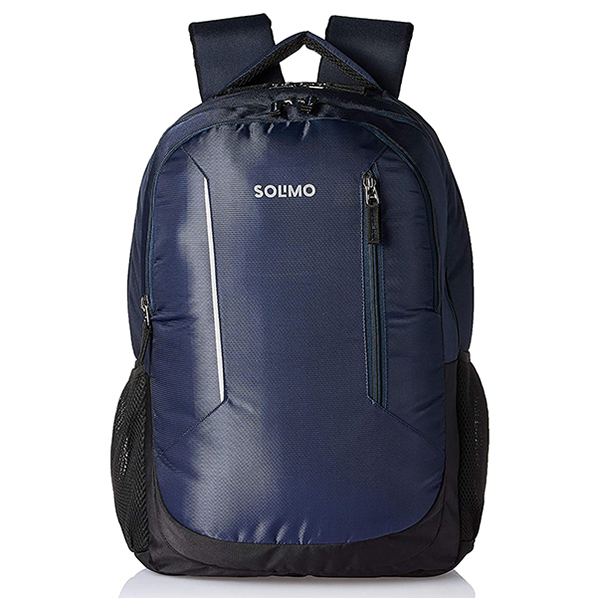 Buy Blue Customized Polyester Laptop Backpack for 15.6-inch Laptops ...