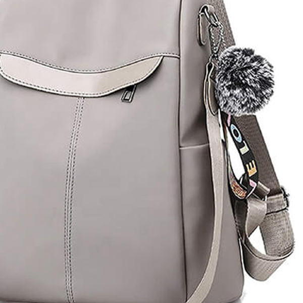 Buy Grey Customized Waterproof School Backpack for Girls | yourPrint