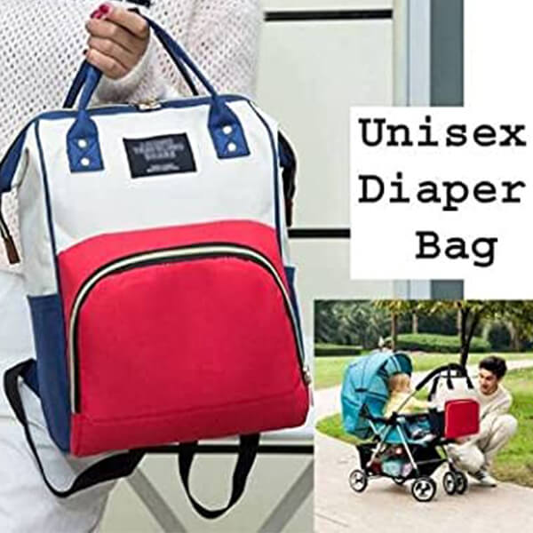 Buy Red and White Customized Backpack | yourPrint