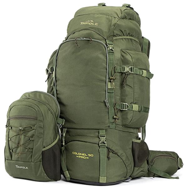 Buy Green Customized Metal Frame Rucksack | Front Opening | Detachable ...