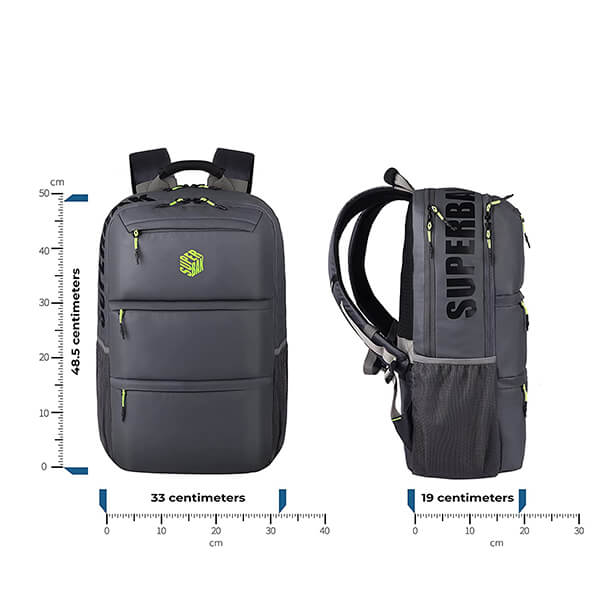 Buy Grey Customized Epic 30 Ltrs Anti-Theft Laptop Backpack | yourPrint