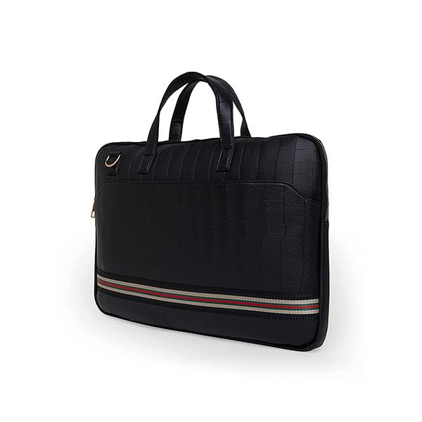 Buy Black Customized Leather 14 Inch Laptop Bag | yourPrint