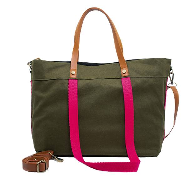 Buy Olive Green Customized Oversized Tote Bag | yourPrint