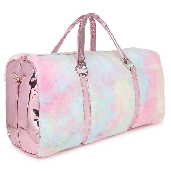 Buy Pink Customized Large Cute Trendy Duffle Handbag Online | yourPrint