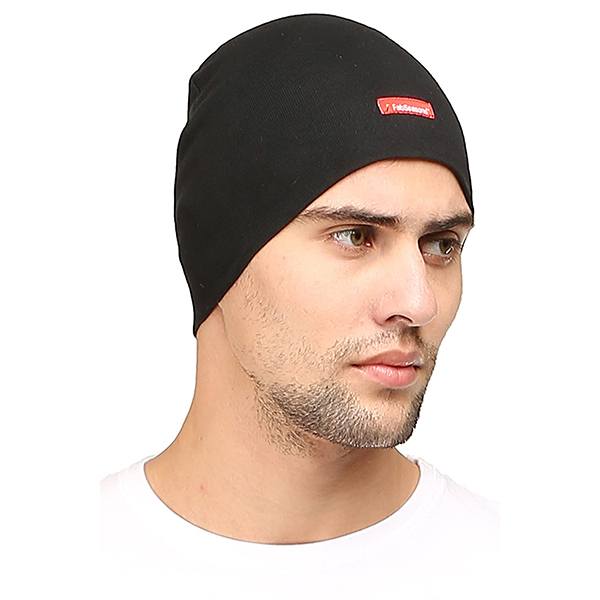 Buy Black Customized FabSeasons Cotton Skull Cap Online | yourPrint