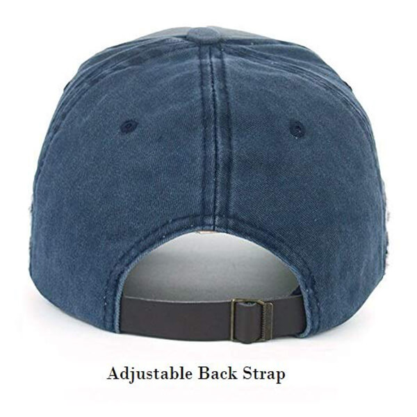 Buy Blue Customized Denim Vintage Unisex Baseball Cap Online | yourPrint