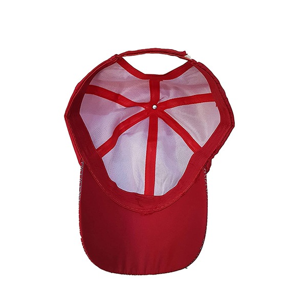 Buy Check Red Customized Baseball Sports Cap Cool Sporting Hat With ...