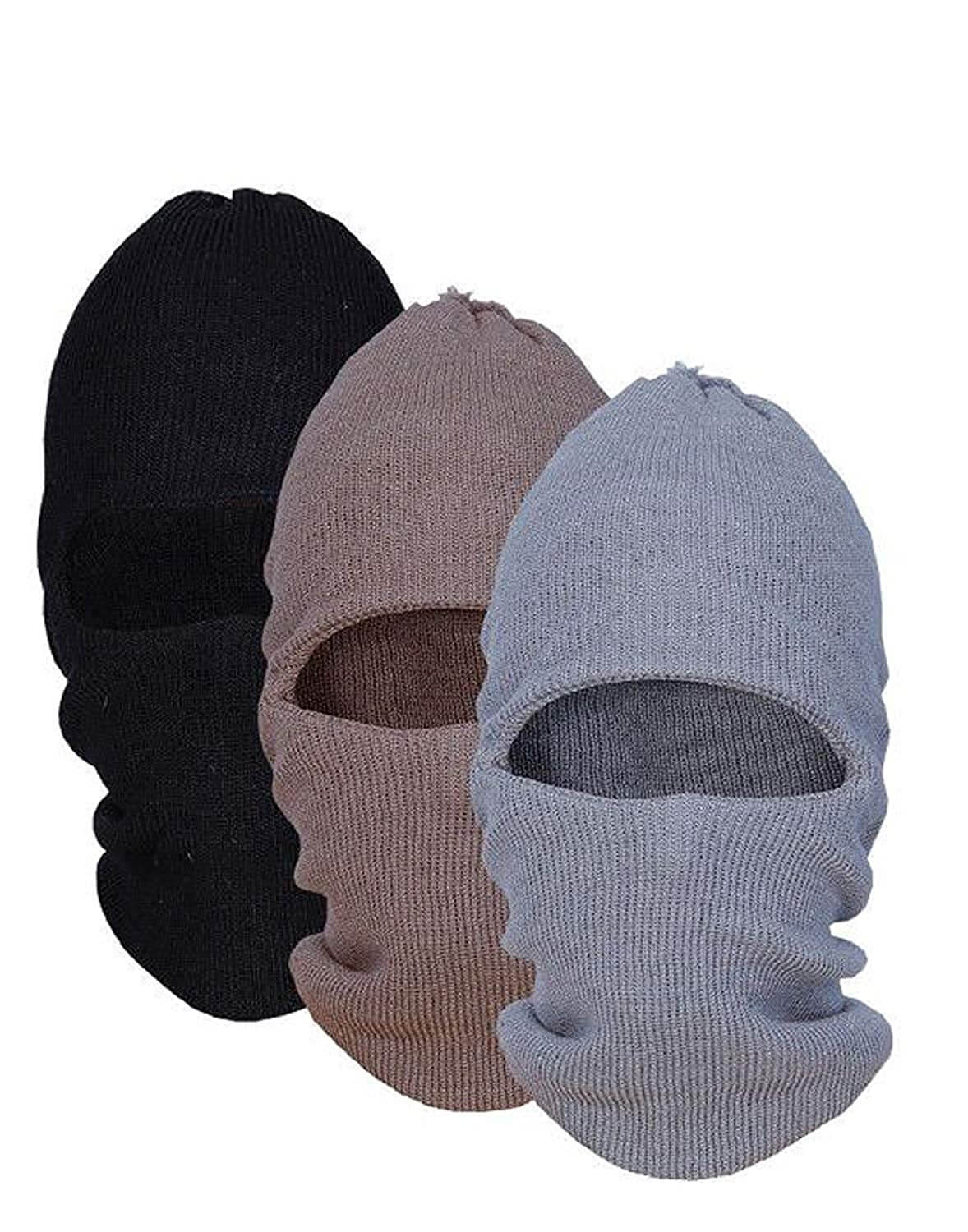 Buy Multicolour Customized Monkey Cap (Pack of 3) Online | yourPrint