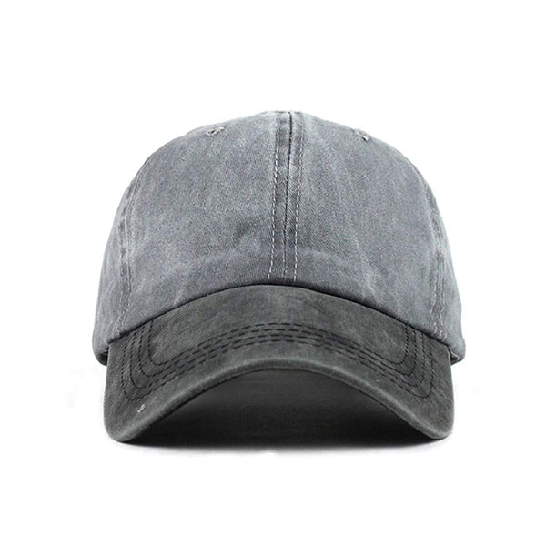 Buy Grey Black Customized Unisex Women's Adult Baseball Cap Online ...