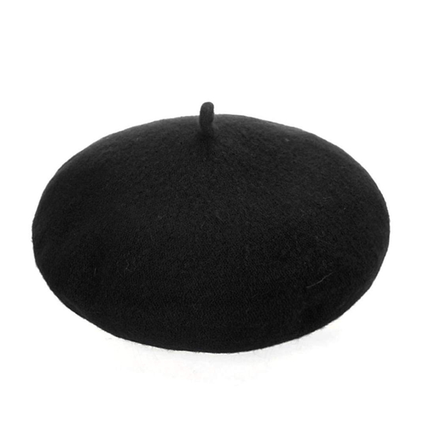 Buy Black Customized Beret Unisex Cap Online | yourPrint