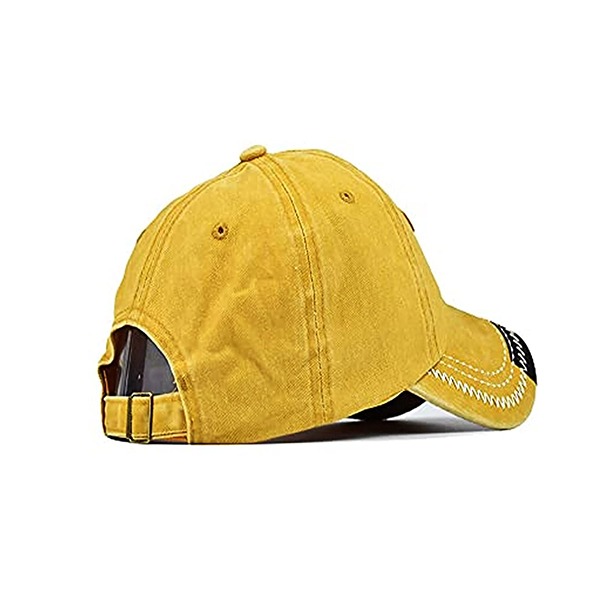 Buy Yellow Customized Unisex Cap W Design Embroidered Online | yourPrint