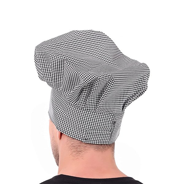 Buy Black White Customized Adjustable Chef Cap Hat (Pack of 5) Online ...