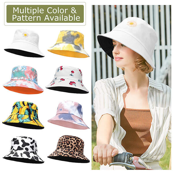 Buy White and Black Customized Reversible Hat Online | yourPrint