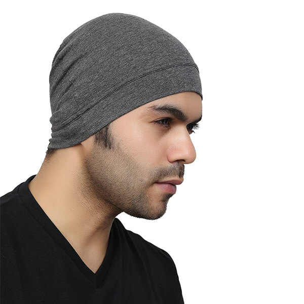 Buy Grey Customized Unisex Helmet Liner, Skull Cap for Running, Cycling ...