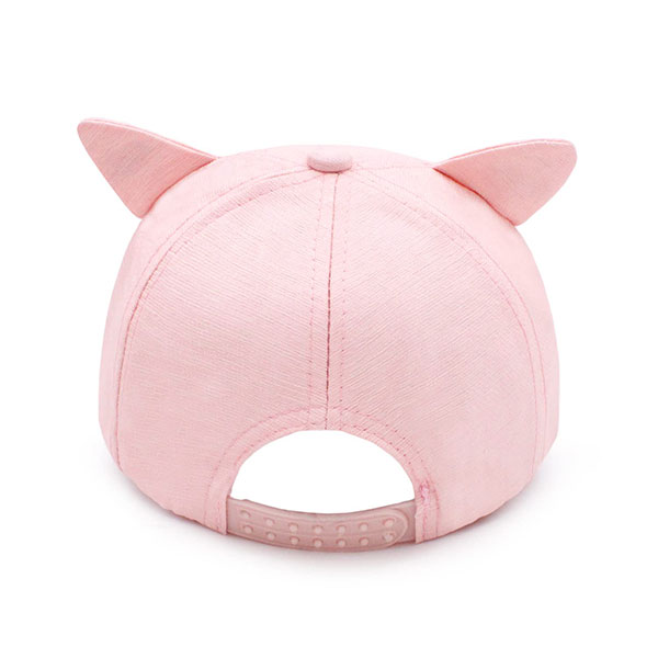 Buy Pink Customized Cat Cartoon Character Printed Little Cap for Kids ...