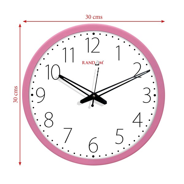 Buy White with Pink Panel Customized 12" Plastic & Glass Decorative ...