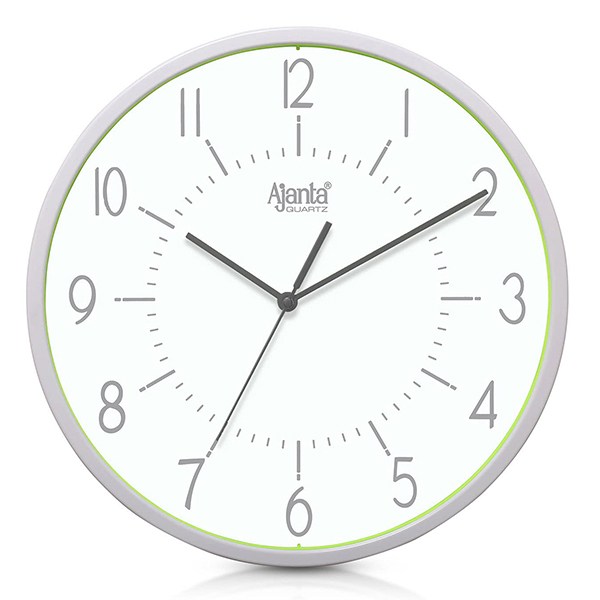 Buy White Customized Silent Sweep Movement Design Clock Wall | yourPrint