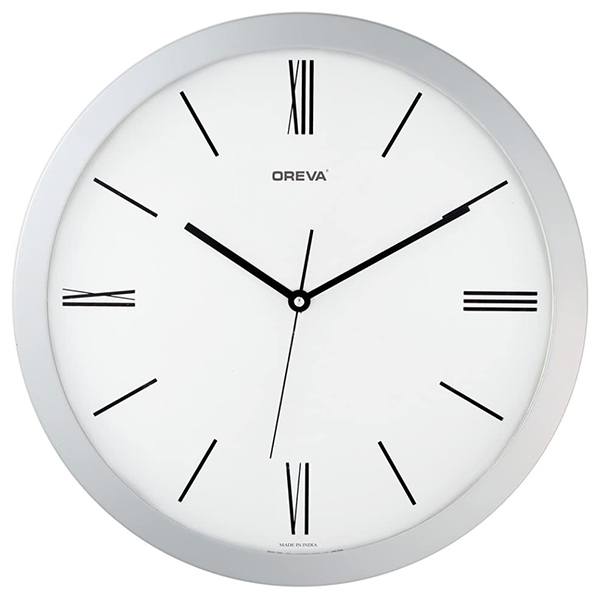 Buy White Customized Round Plastic Analog Abstract Wall Clock | yourPrint