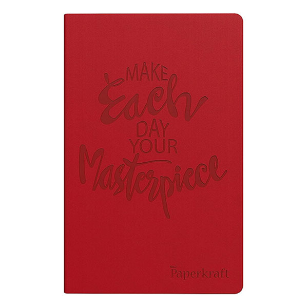 Buy Red Customized Leather Diary (192 Pages) Online | yourPrint
