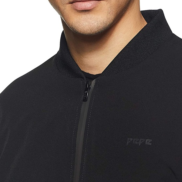 Buy Black Customized Pepe Jeans Men's Jacket | yourPrint
